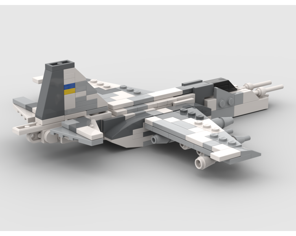 Lego Moc Ukranian Su 25 Frogfoot 172 By Darktree03 Rebrickable