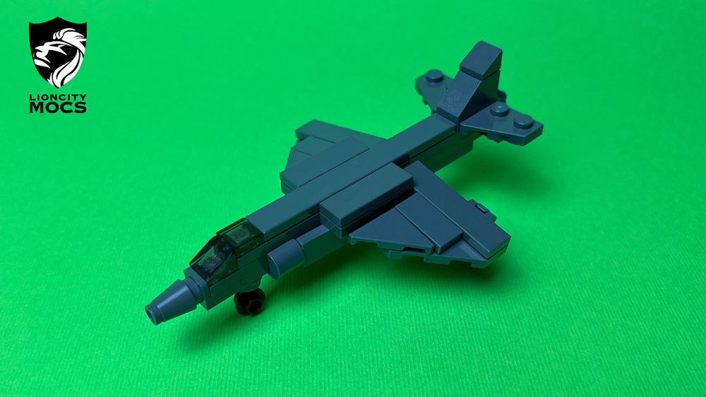 LEGO MOC AV-88B Harrier II Tutorial (1:120) by Lioncity Mocs ...