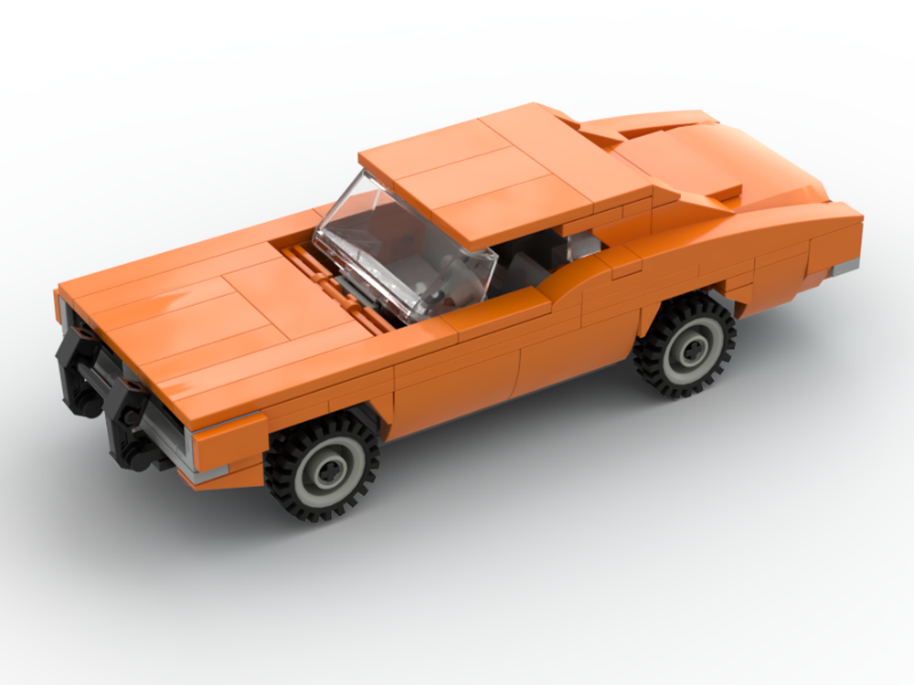 LEGO MOC 1969 Dodge Charger "General Lee" by N_LegoGarage | Rebrickable ...