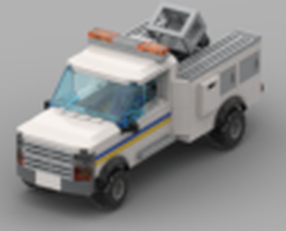 LEGO MOC Bucket Truck by leeggoo_Creator | Rebrickable - Build with LEGO