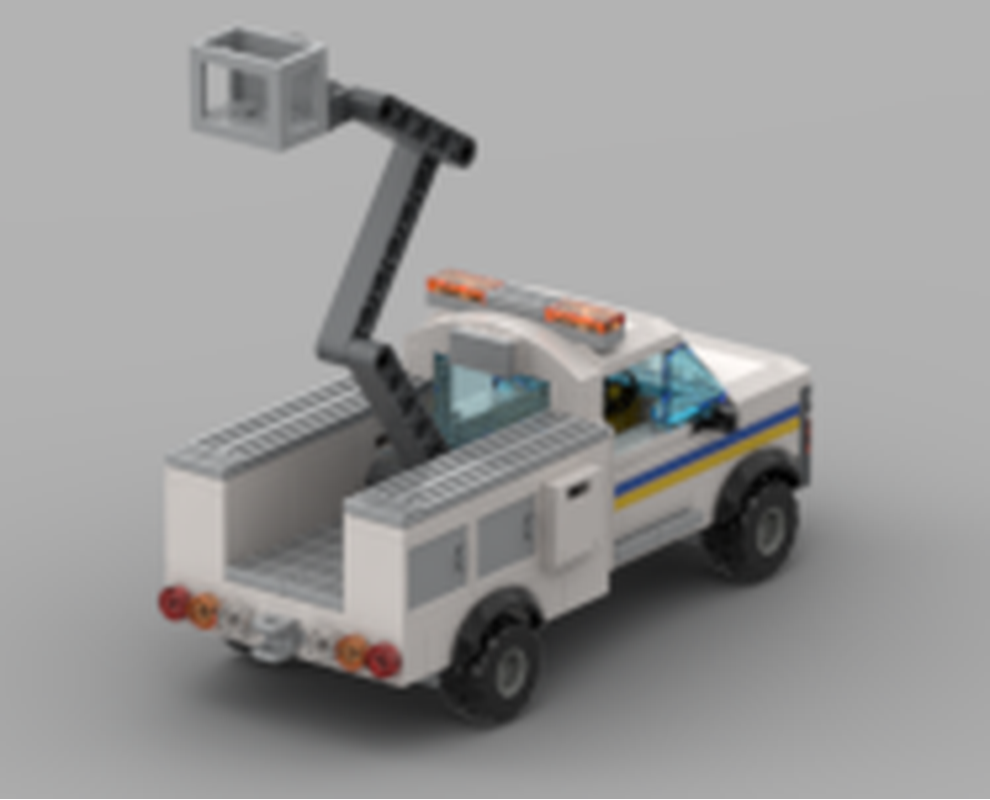 LEGO MOC-196373 Bucket Truck by leeggoo_Creator | Rebrickable - Build ...