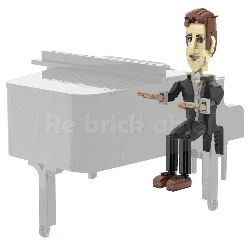 LEGO MOC Concert Pianist for LEGO® Ideas Set 21323 Great Piano by ...