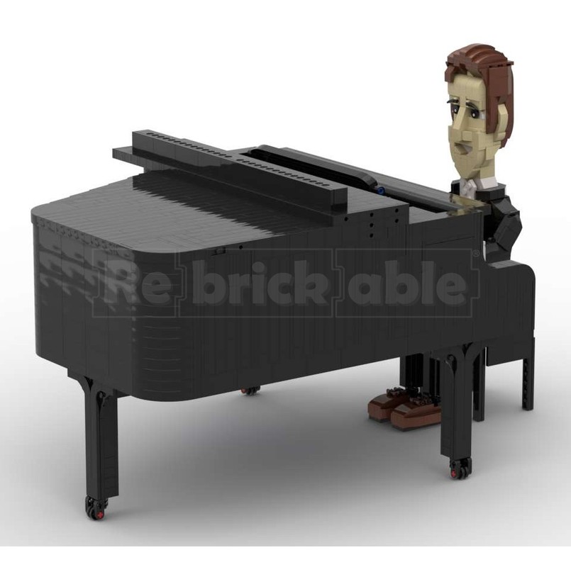 LEGO MOC Concert Pianist for LEGO® Ideas Set 21323 Great Piano by ...