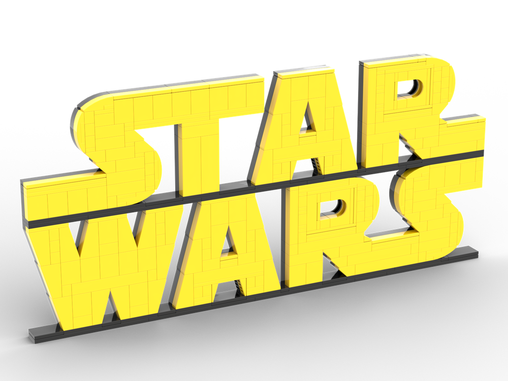 LEGO MOC STAR WARS Logo by bellomé | Rebrickable - Build with LEGO
