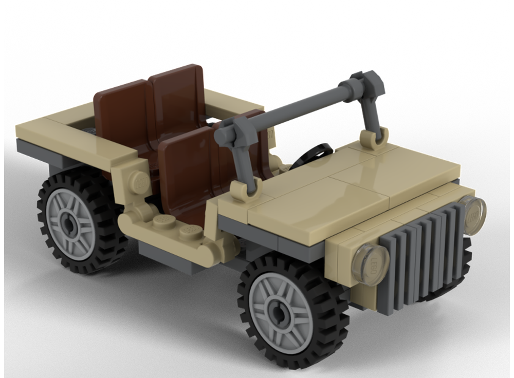Lego Moc Ww2 Military Jeep By Tomko1t Rebrickable Build With Lego