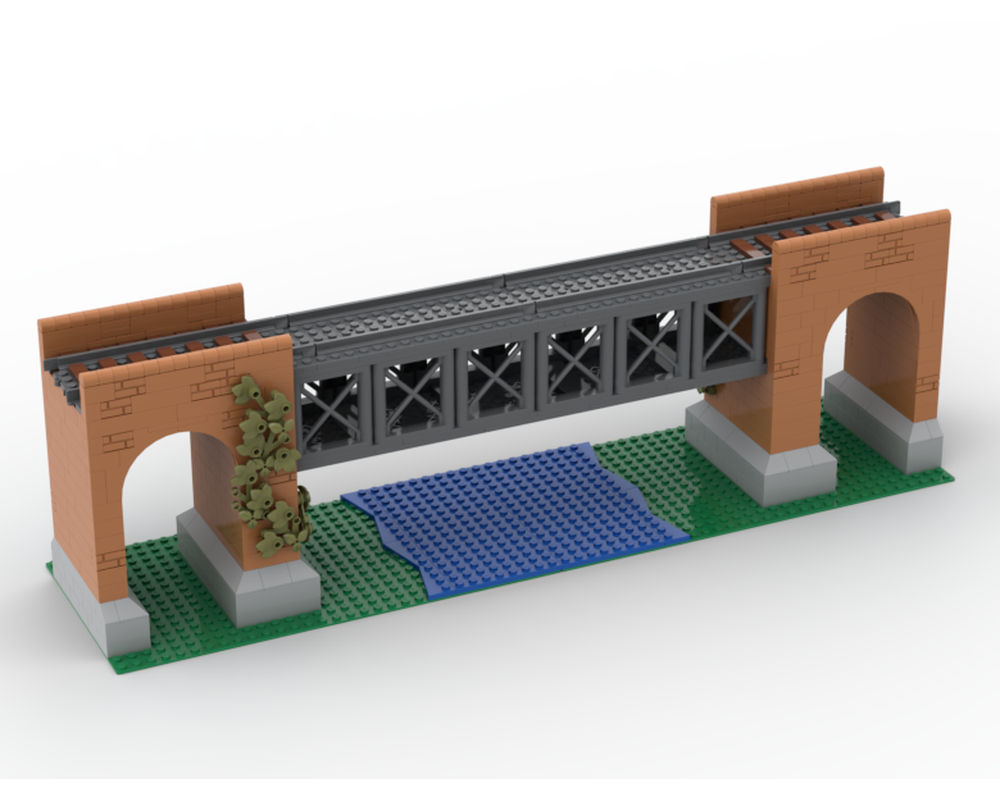 Lego Moc Train Bridges By Legofan21 Rebrickable Build With Lego