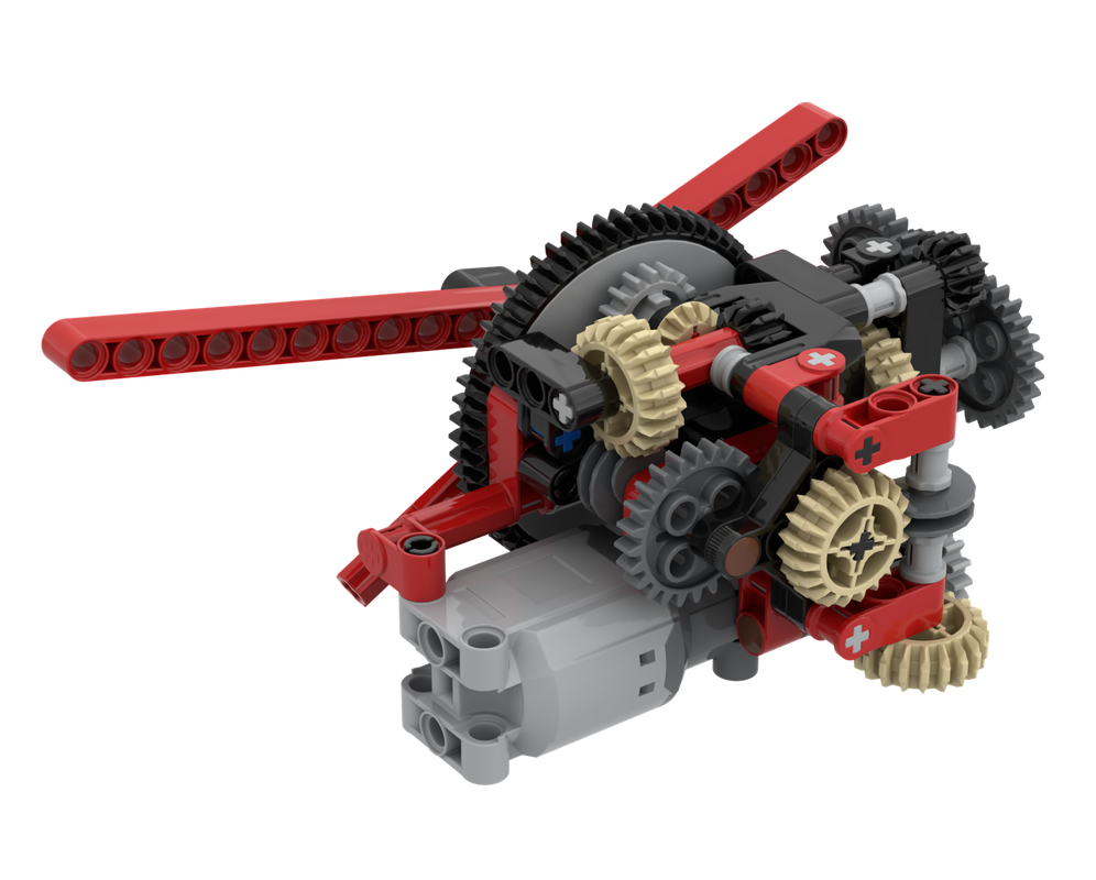 LEGO MOC Full Compact 3-Hand Clockwork + Motor by 2in1 | Rebrickable ...