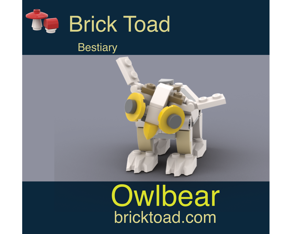 Lego Moc Snowy Olwbear By Bricktoad Rebrickable Build With Lego