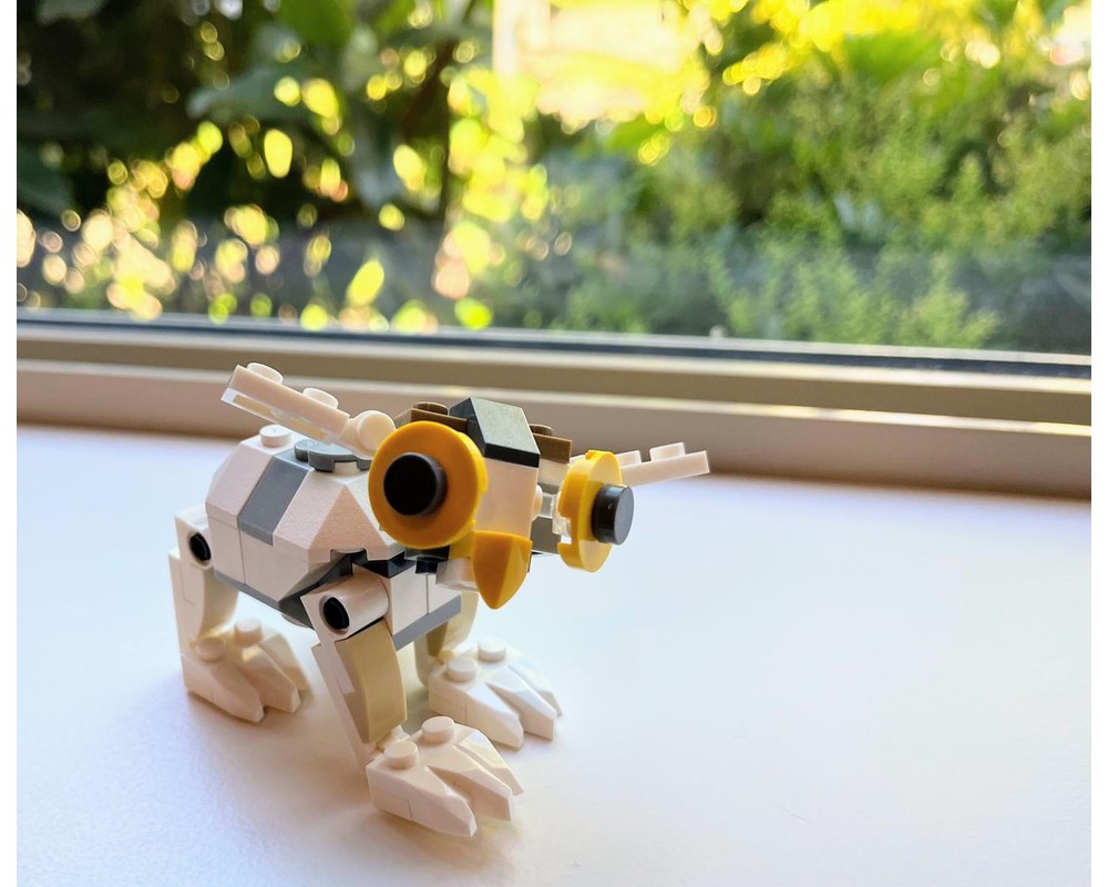 Lego Moc Snowy Olwbear By Bricktoad Rebrickable Build With Lego