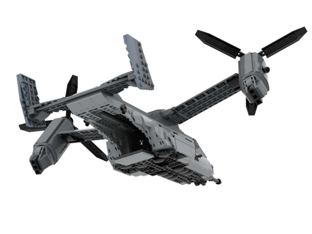 LEGO MOC-196413 MV-23 Osprish by Somerslego | Rebrickable - Build with LEGO