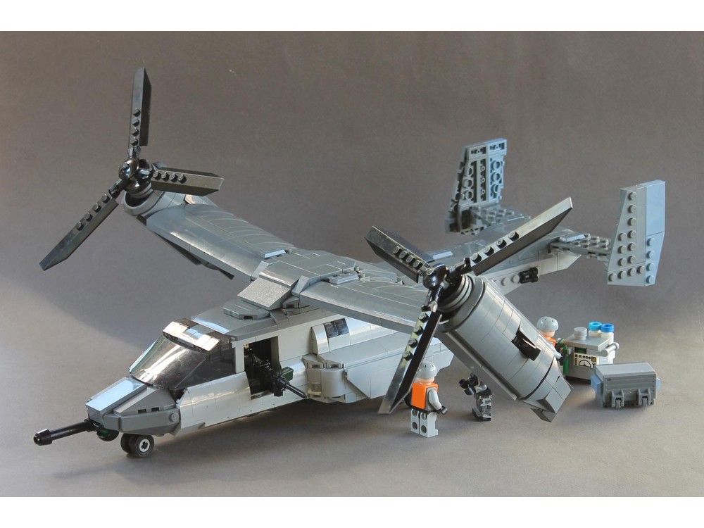LEGO MOC-196413 MV-23 Osprish by Somerslego | Rebrickable - Build with LEGO