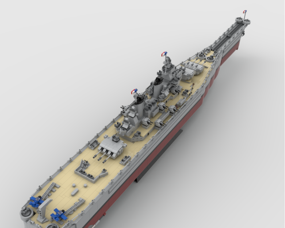 LEGO MOC U.S Missouri BB-63 by AlessandroMaffioli | Rebrickable - Build ...