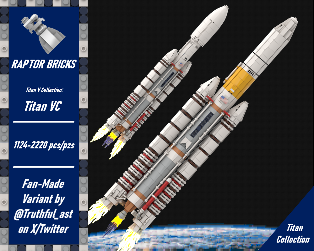 LEGO MOC Titan VC (at 1:110 scale) by RAPTOR BRICKS | Rebrickable ...