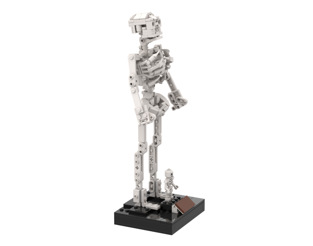 Lego Moc 21320 Human Skeleton By Zengogobrick Rebrickable Build