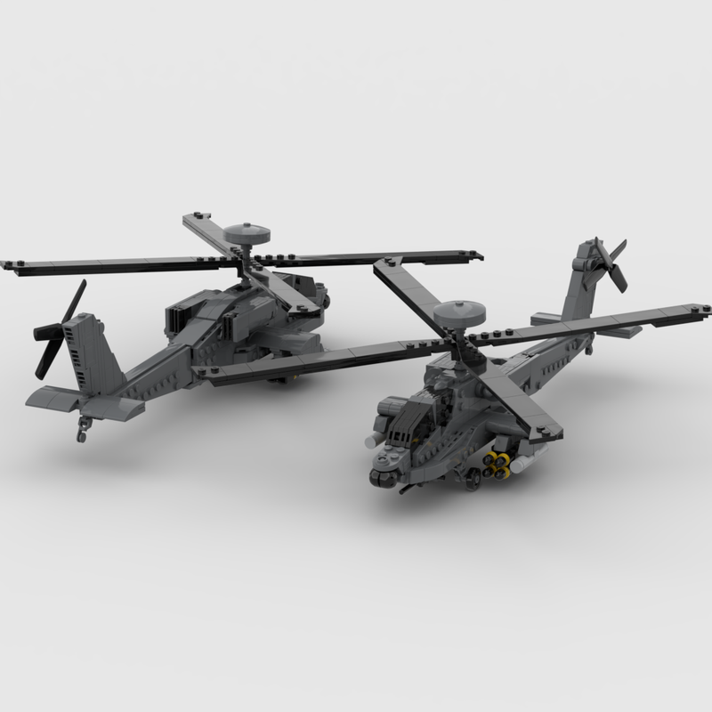 LEGO MOC Ah 64 Apache by ynry | Rebrickable - Build with LEGO