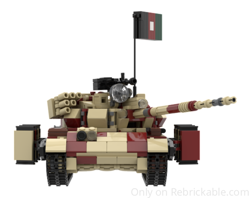 LEGO MOC-196440 T-62M-1 Soviet/Afghanistan Main Battle Tank 1/35 Scale ...