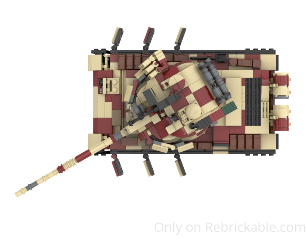 LEGO MOC T-62M-1 Soviet/Afghanistan Main Battle Tank 1/35 Scale by ...