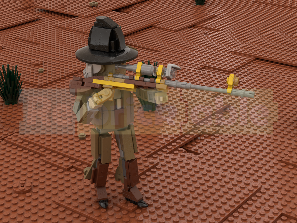 LEGO MOC Doc with sniper rifle, Back to the future III - for 10300 Time ...