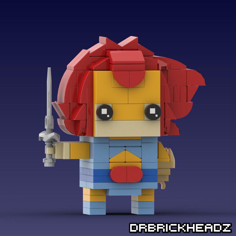 LEGO MOC Lion-O (Thundercats) Brickheadz by DrBrickheadz | Rebrickable ...