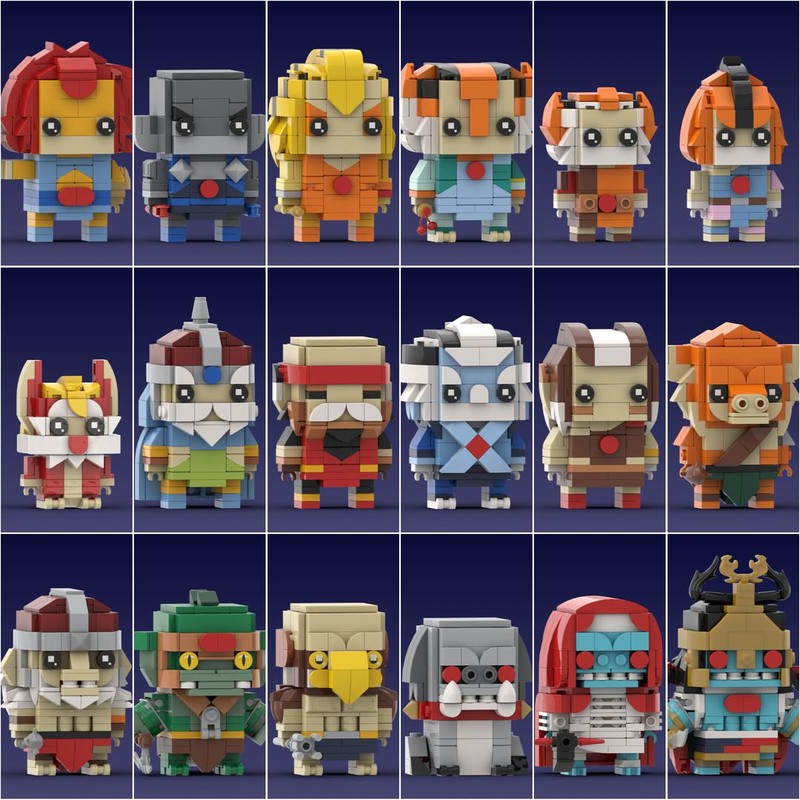 LEGO MOC Thundercats Brickheadz Collection by DrBrickheadz ...