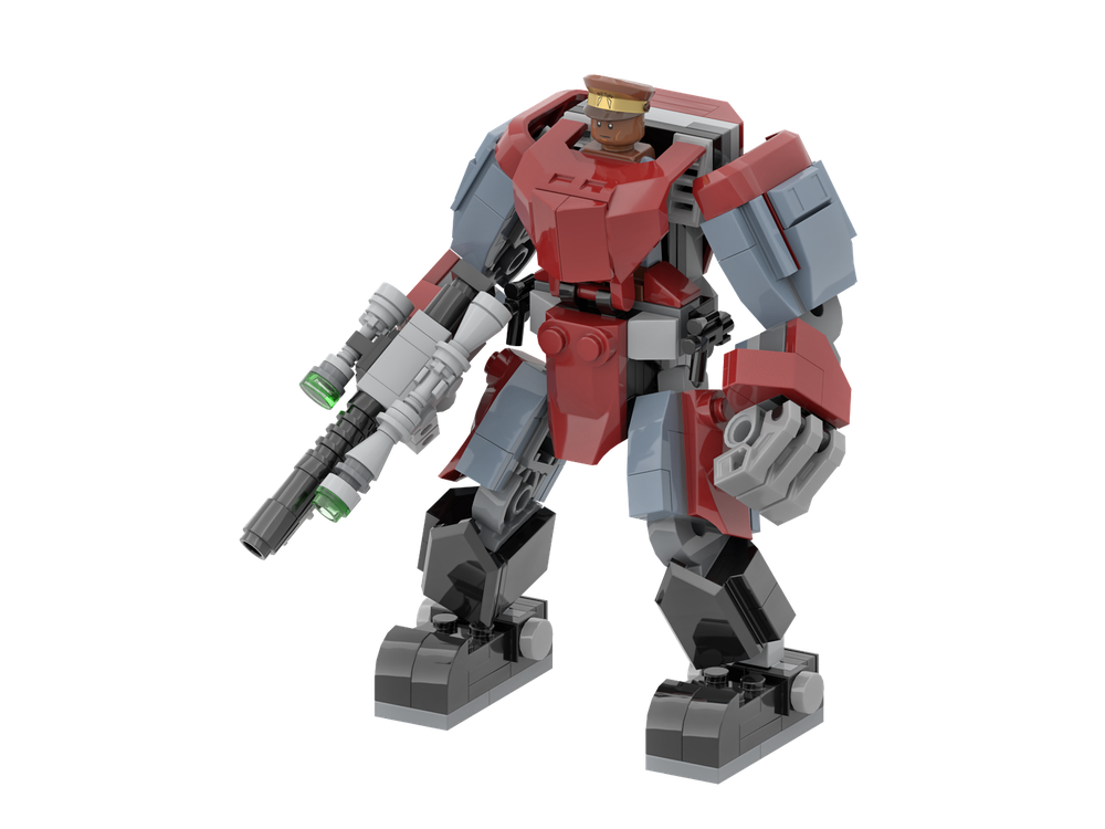 LEGO MOC Theed Officer Mech Armor by Mech_Error | Rebrickable - Build ...