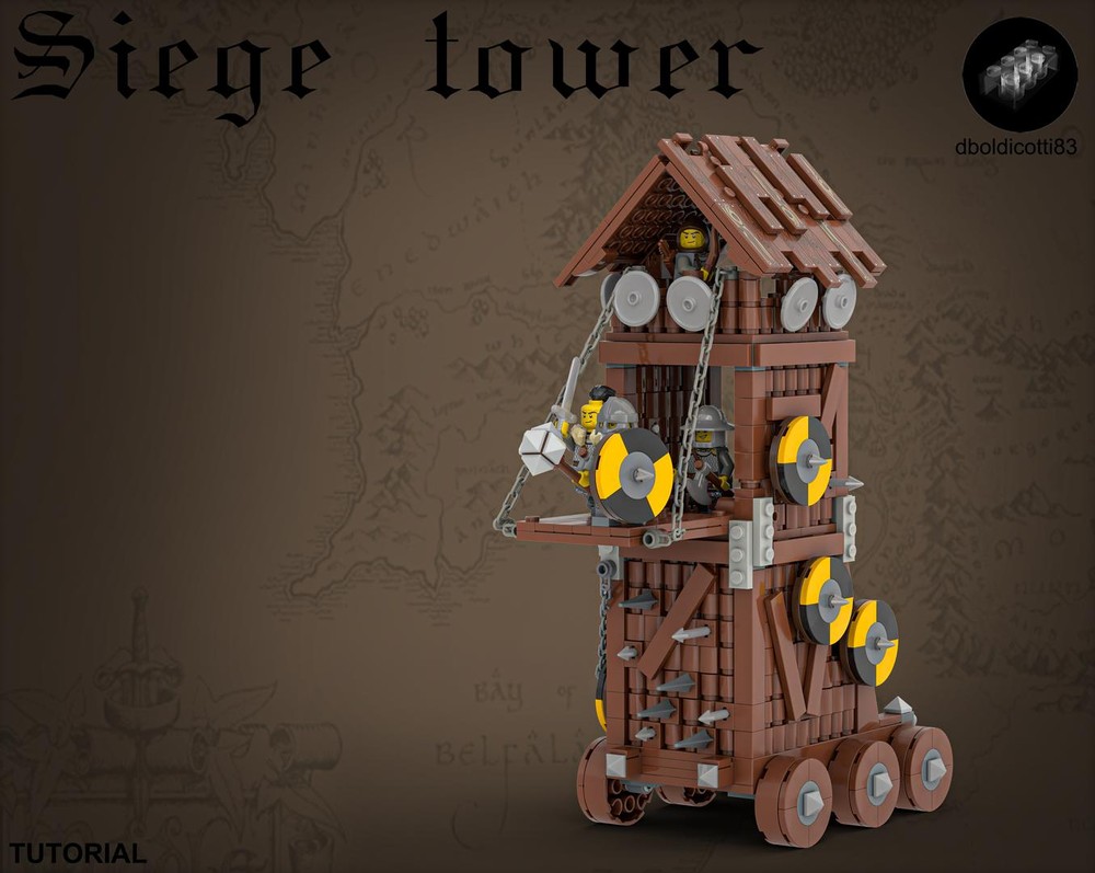 LEGO MOC-196477 Siege Tower by dboldicotti83 | Rebrickable - Build with ...