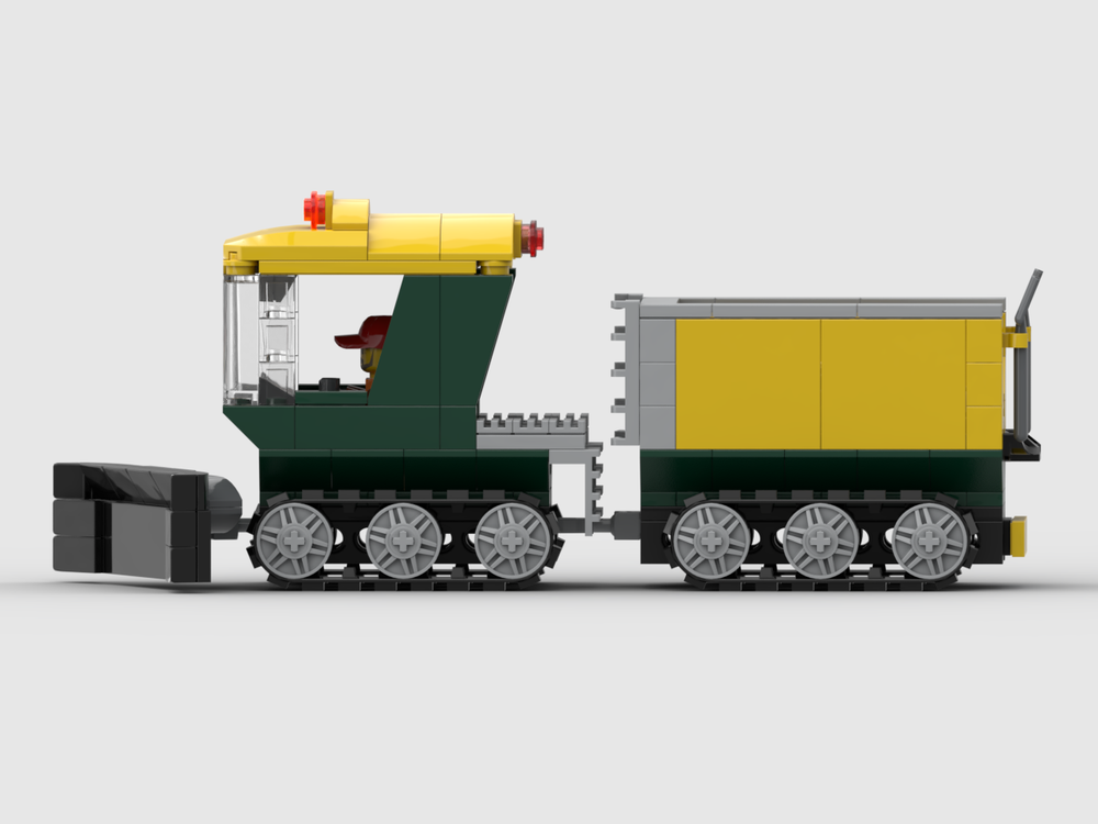 LEGO MOC Winter Snow Plow by v100Bricks | Rebrickable - Build with LEGO
