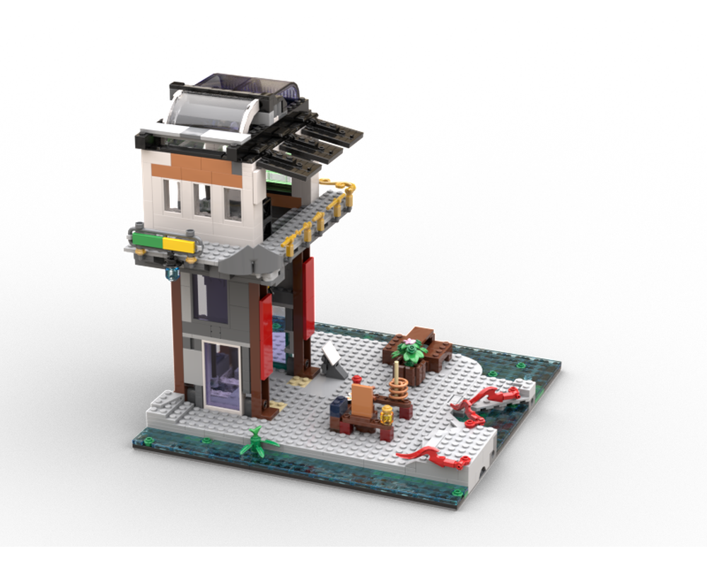 LEGO MOC Ninjago City Elevator Part I - 71799 Ninjago City Markets Alt ...