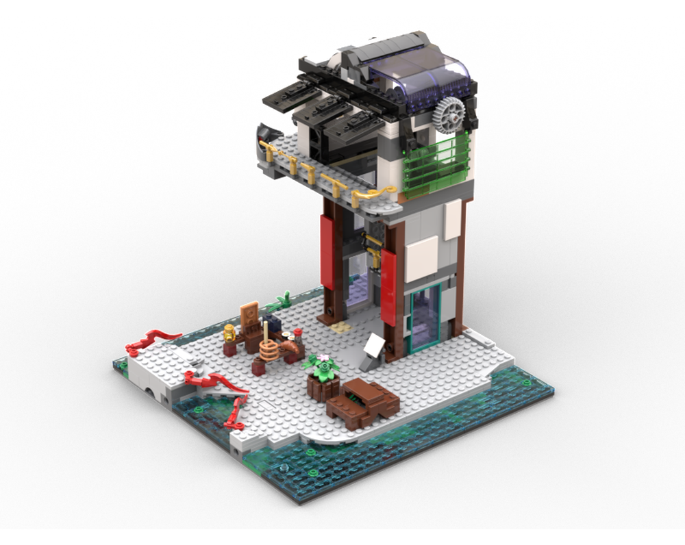LEGO MOC Ninjago City Elevator Part I - 71799 Ninjago City Markets Alt ...