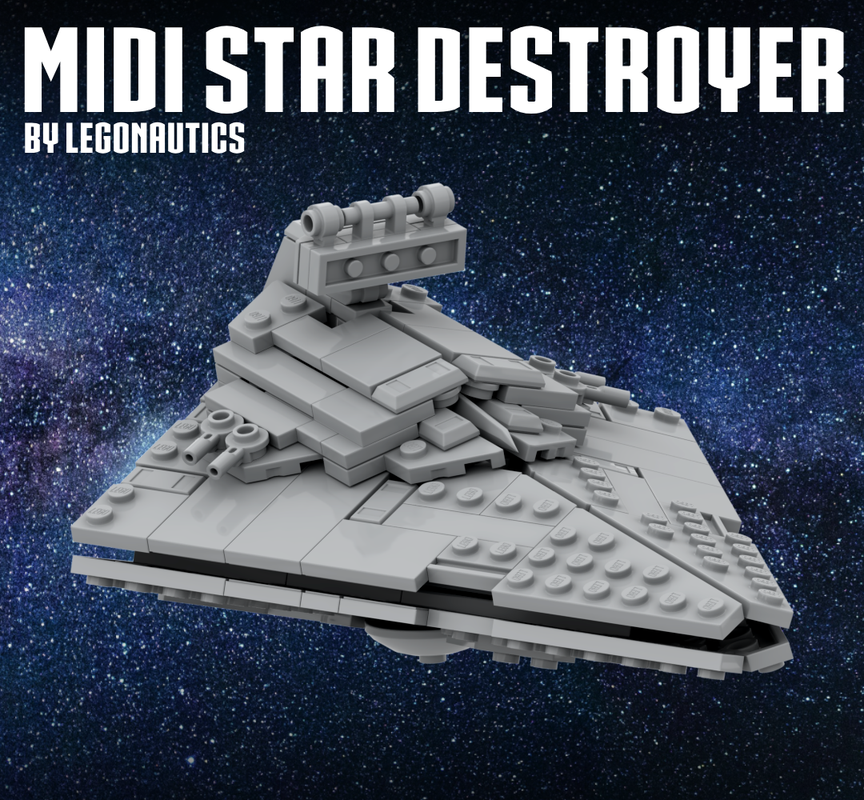 LEGO MOC Mini Star Destroyer by Leifscape | Rebrickable - Build with LEGO