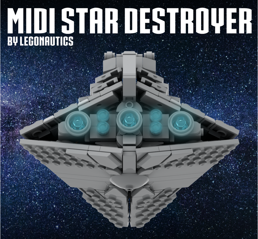LEGO MOC Mini Star Destroyer by Leifscape | Rebrickable - Build with LEGO