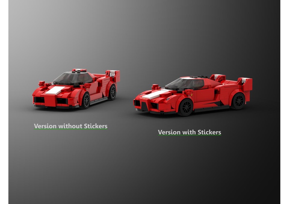 LEGO MOC Ferrari FXX - Speed Champions 8 Studs wide by AbFab74 ...