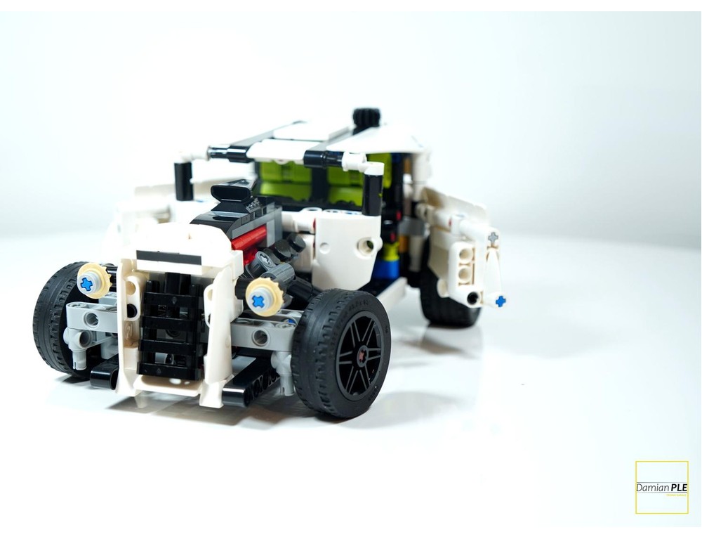 Lego Moc 42184 Alterative Model Hot Rod By Damianple Technic Garage