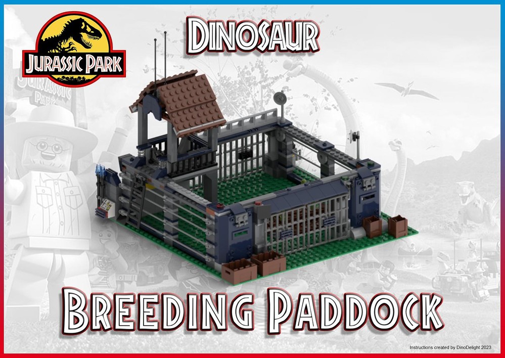 LEGO MOC Dinosaur Paddock - Dilophosaurus Breeding Pen by DinoDelight ...