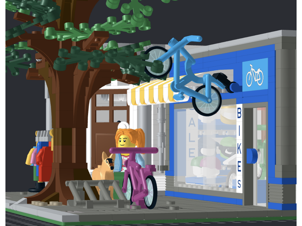 LEGO MOC base module 'bike shop' by cornflake67 | Rebrickable - Build ...