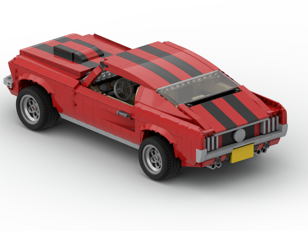 Lego Moc Technic 10265 Red Mustang By Lethiangames Rebrickable