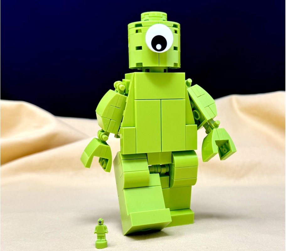 LEGO MOC Up-Scaled Imposter Alien by TroublesBricking | Rebrickable ...