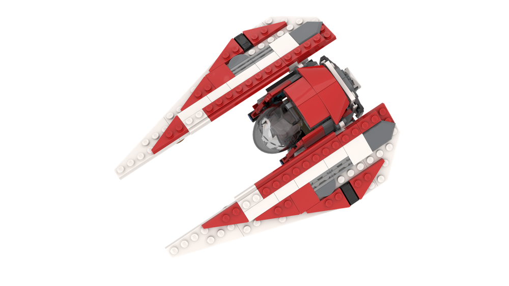 Lego Moc Jedi Bobs Tie Striker By Zsoltom Rebrickable Build With Lego
