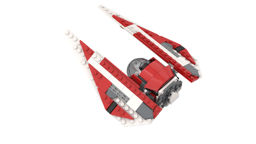 Lego Moc Jedi Bobs Tie Striker By Zsoltom Rebrickable Build With Lego