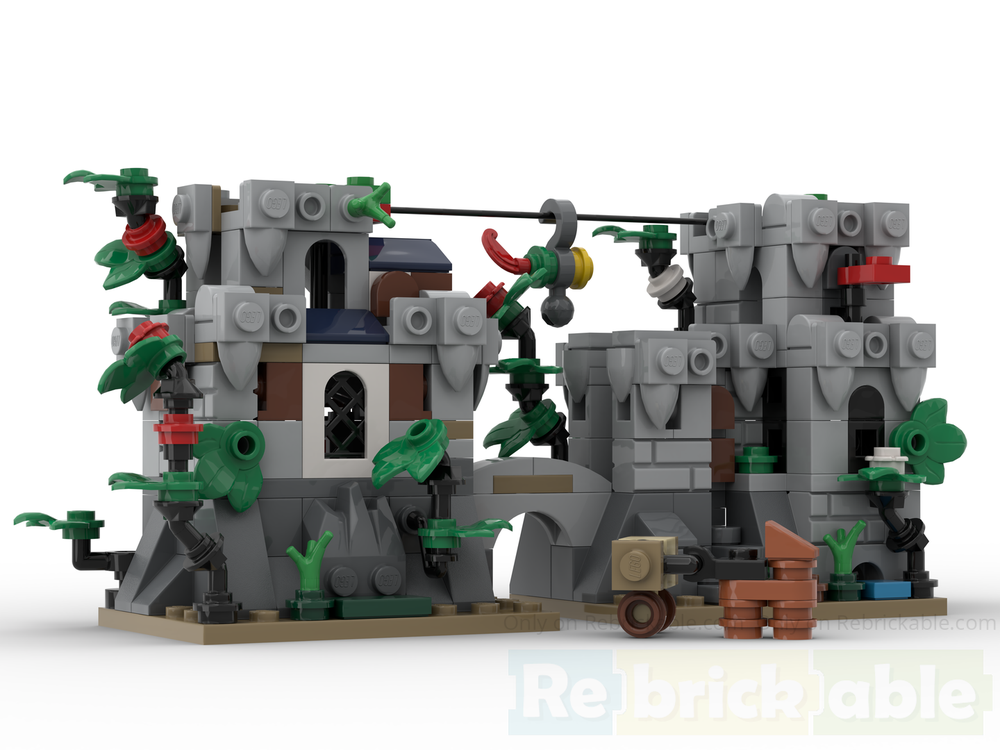 LEGO MOC Forest Stronghold Mini Build by zsobricks | Rebrickable ...