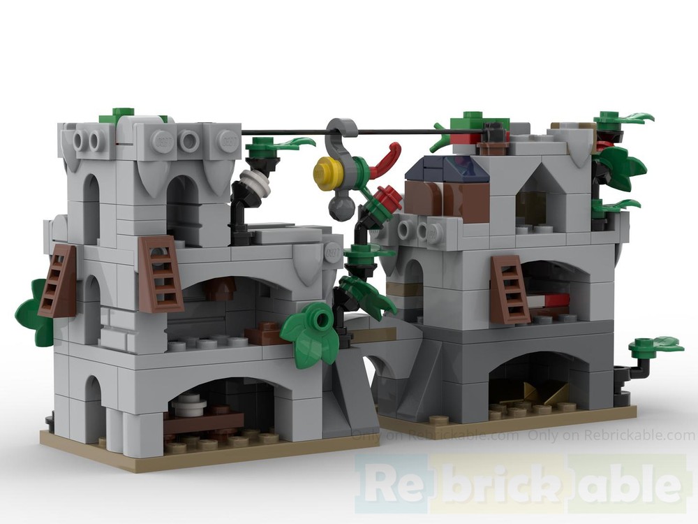 Lego Moc Forest Stronghold Mini Build By Zsobricks Rebrickable