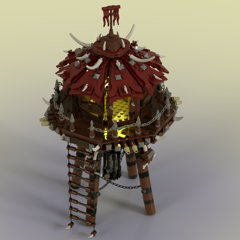 LEGO MOC Orc Archery Tower by Metz | Rebrickable - Build with LEGO