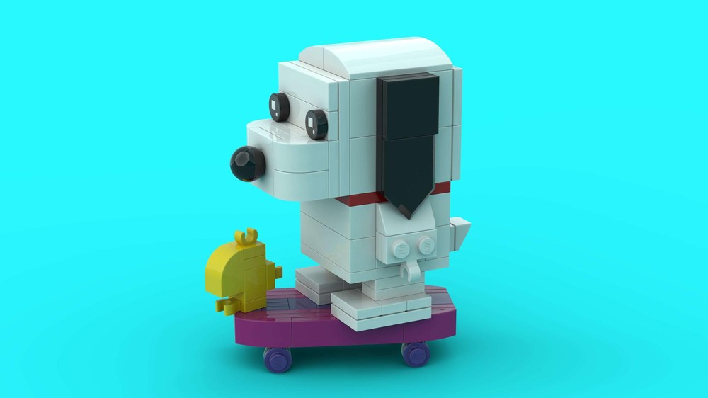 LEGO MOC-196553 Snoopy (Skateboarding Edition) by Puremadness ...