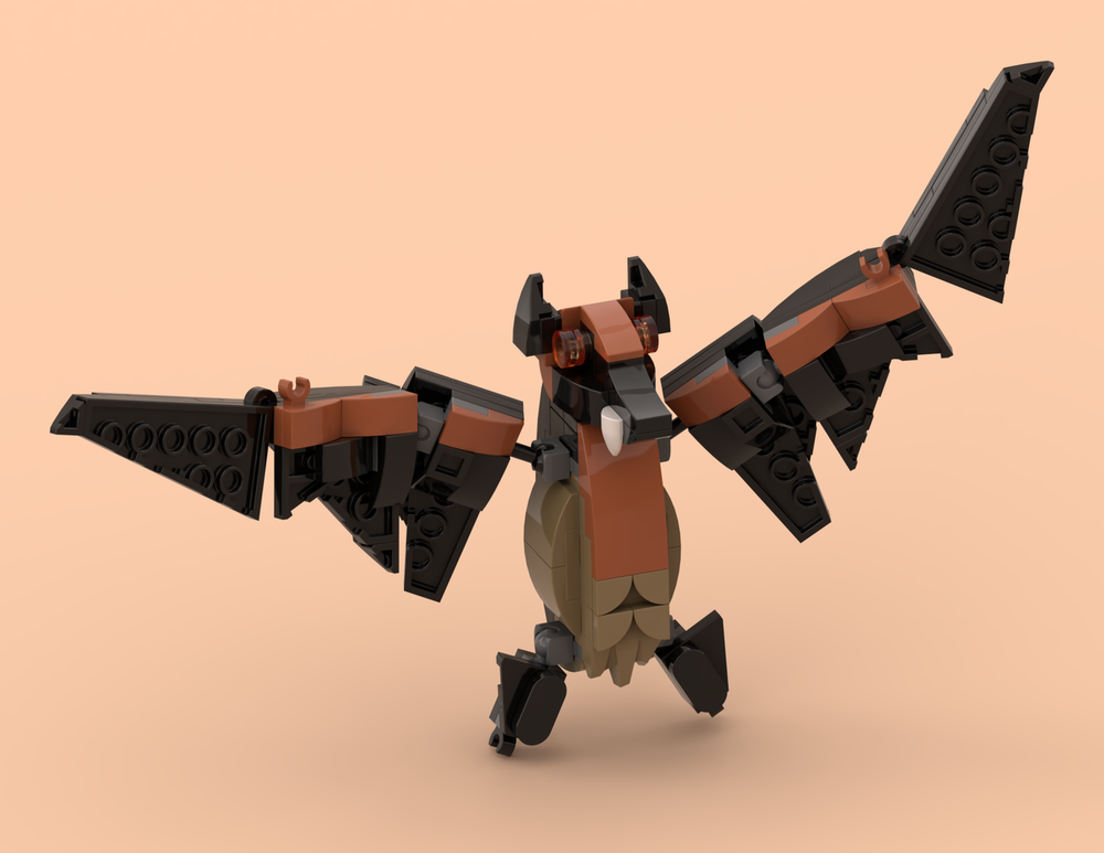 LEGO MOC Halloween bat: flying fox by DiegoFontana | Rebrickable ...
