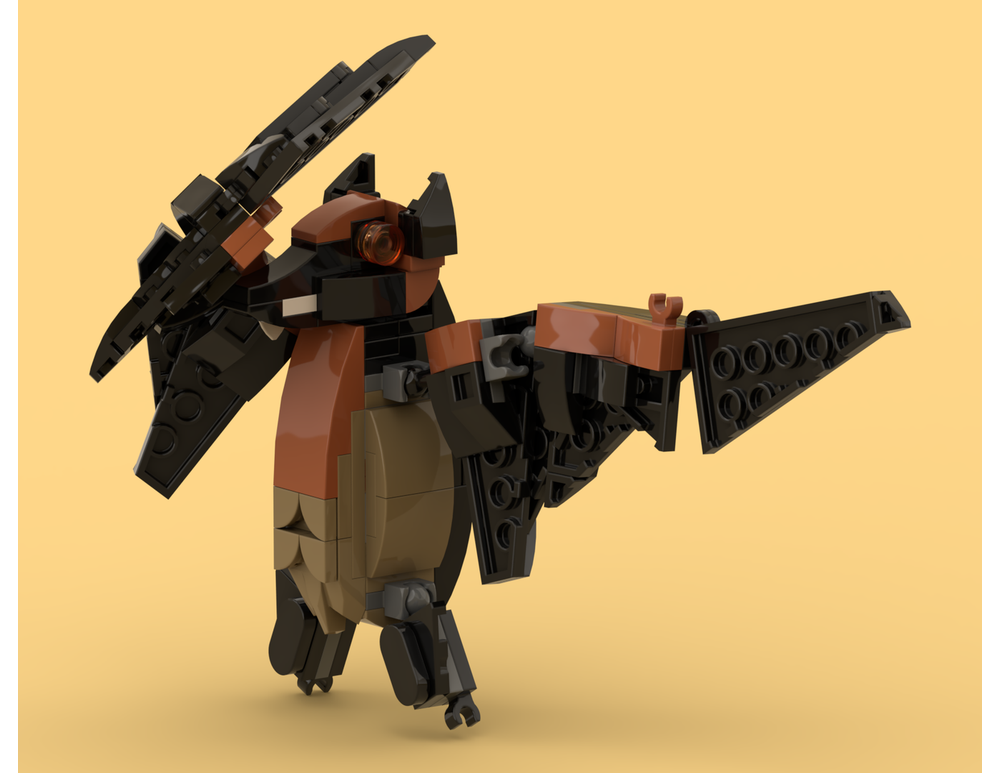 LEGO MOC Halloween bat: flying fox by DiegoFontana | Rebrickable ...