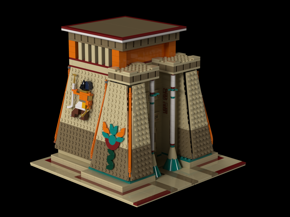 LEGO MOC Egyptian style - Seth Temple by Dor0thy6 | Rebrickable - Build ...