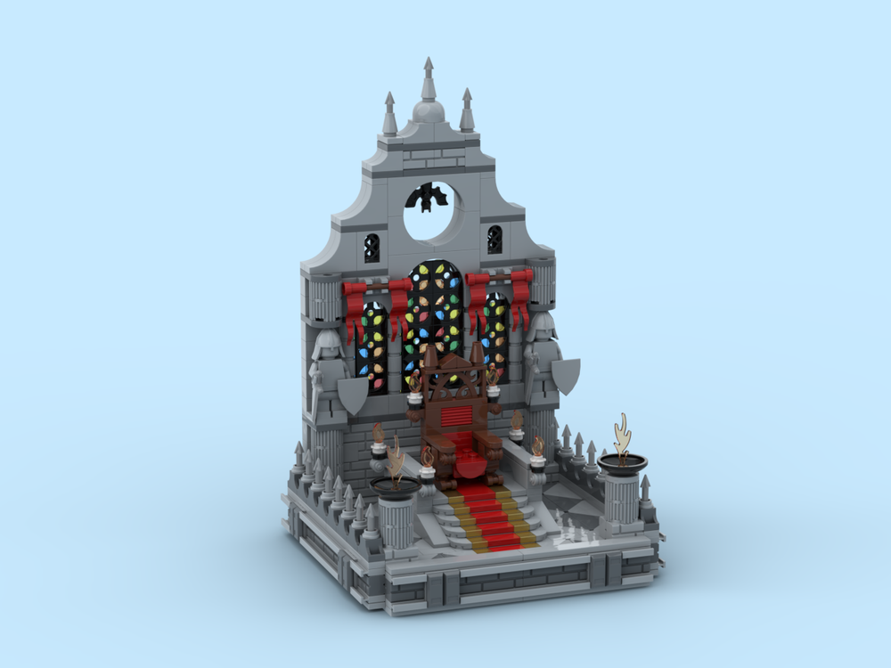 LEGO MOC DnD Strahd's Throne Room by tingdrason | Rebrickable - Build ...