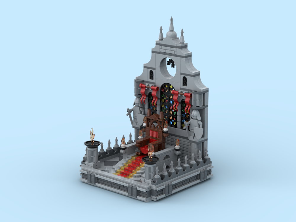 LEGO MOC DnD Strahd's Throne Room by tingdrason | Rebrickable - Build ...