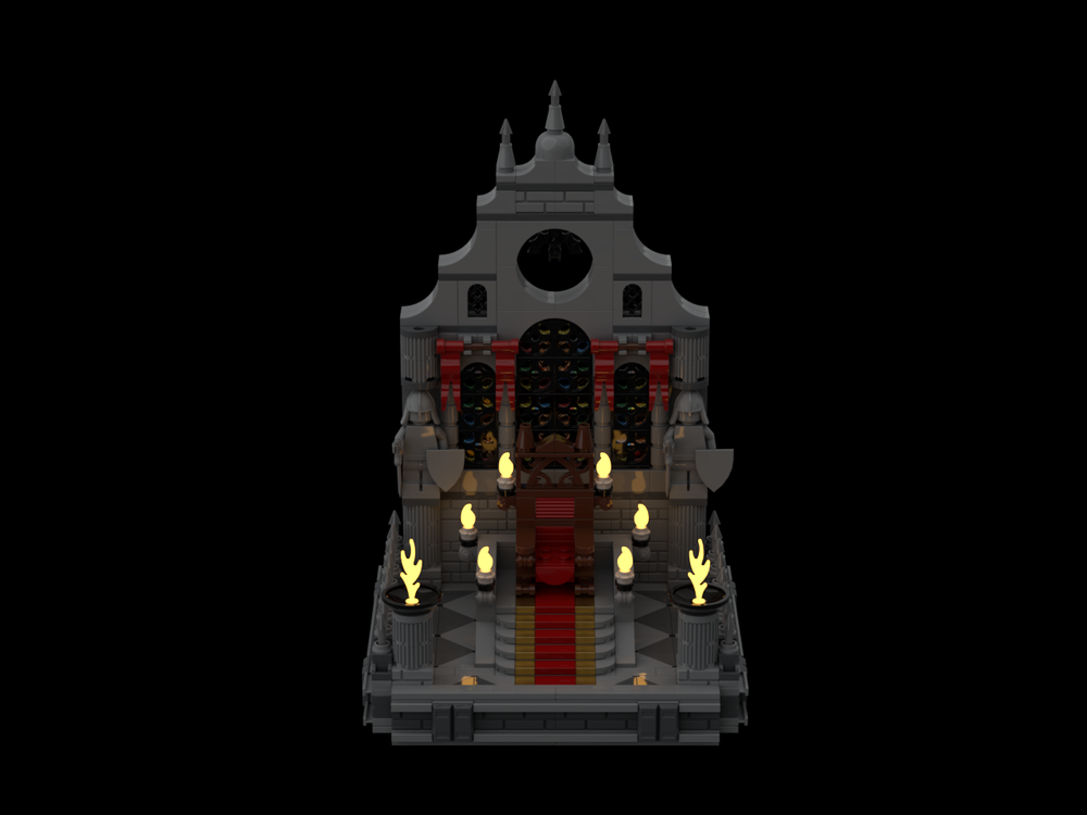 LEGO MOC DnD Strahd's Throne Room by tingdrason | Rebrickable - Build ...