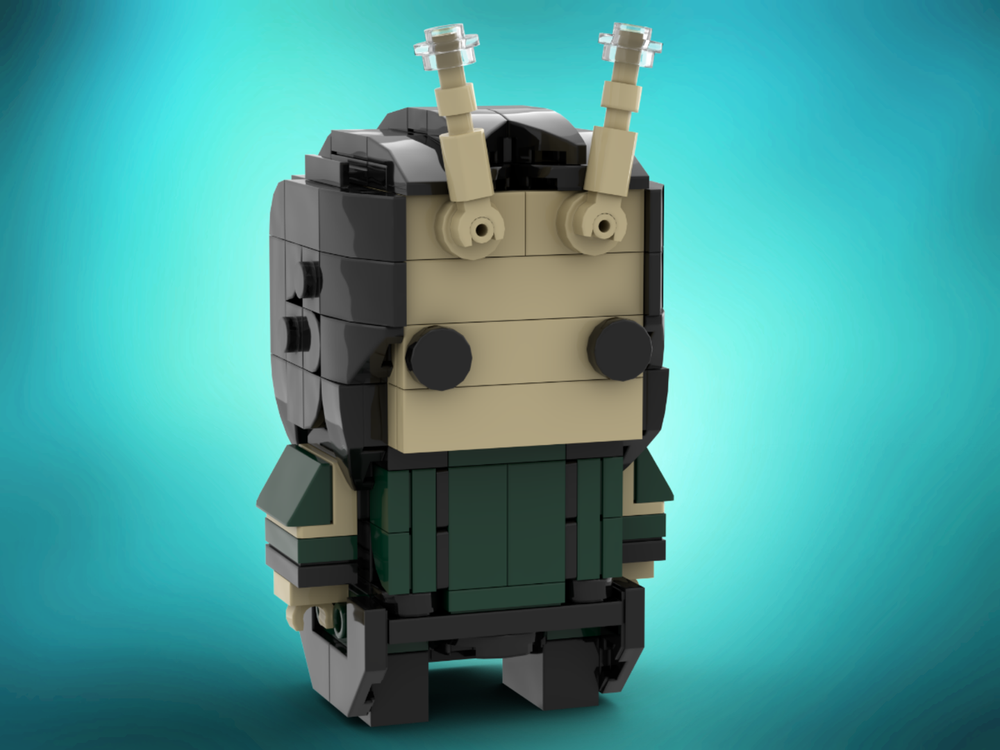 LEGO MOC Mantis Brickheadz by Ant0noo | Rebrickable - Build with LEGO